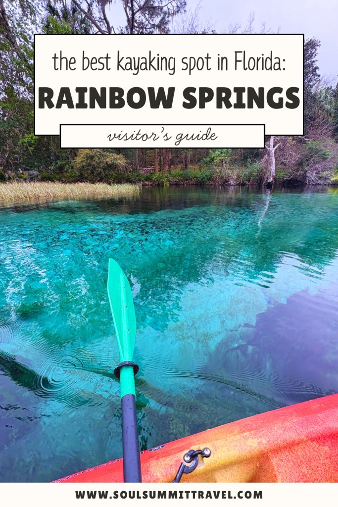 Kayaking to Rainbow Springs from KP Hole State Park in Florida - Soul ...